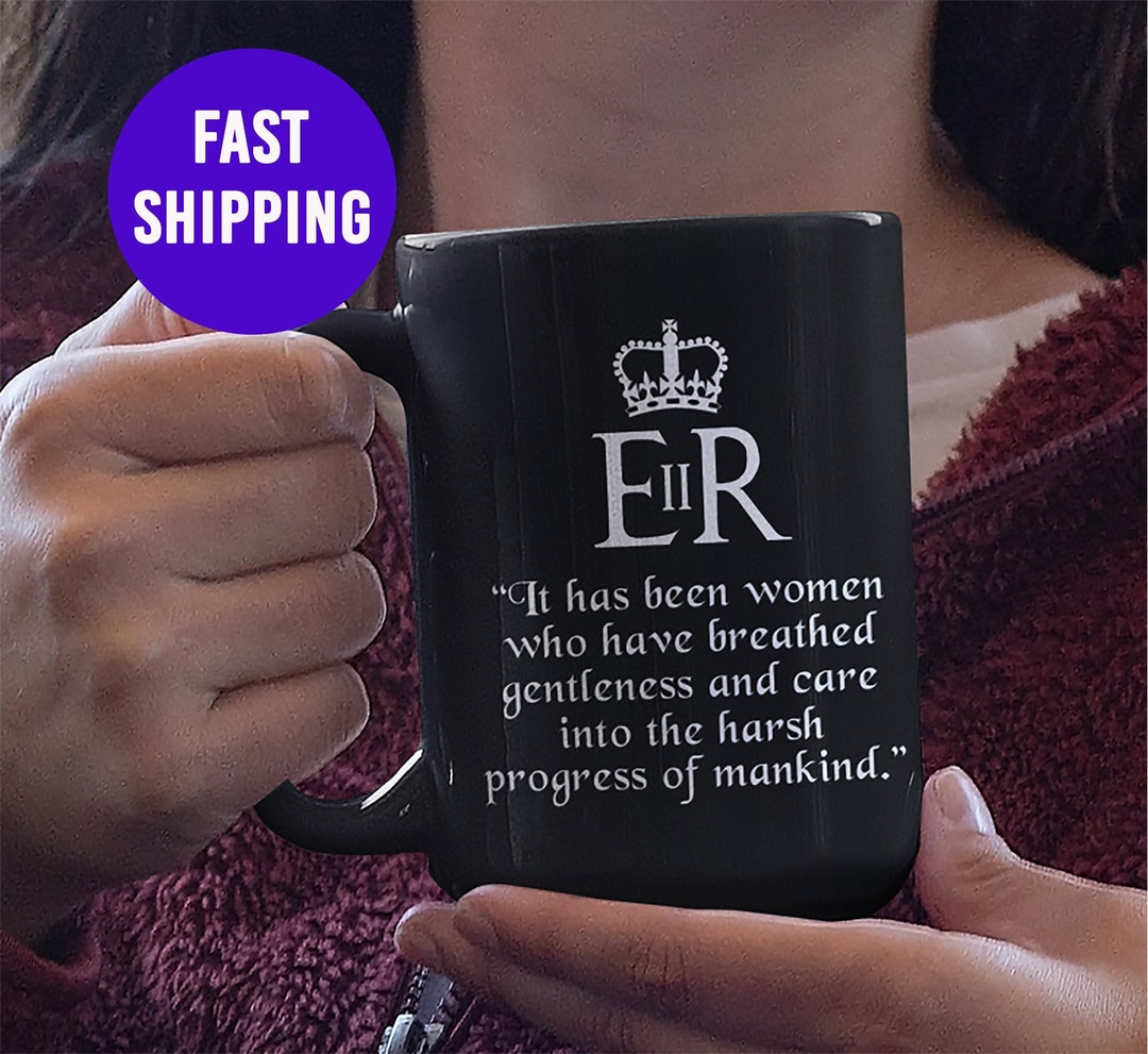 Queen Elizabeth II Mug, RIP Queen Elizabeth, Elizabeth Royal Mug, Queen ...