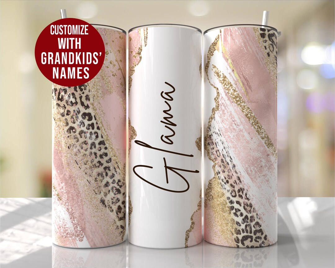 Personalized Glama Glitter Tumbler, Glama Gift, Glama Mother's Day Gift ...