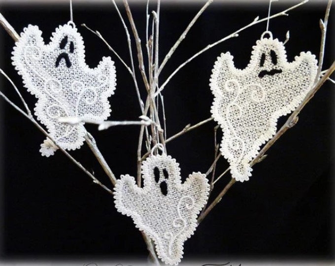Lace Ghosts Set - Etsy