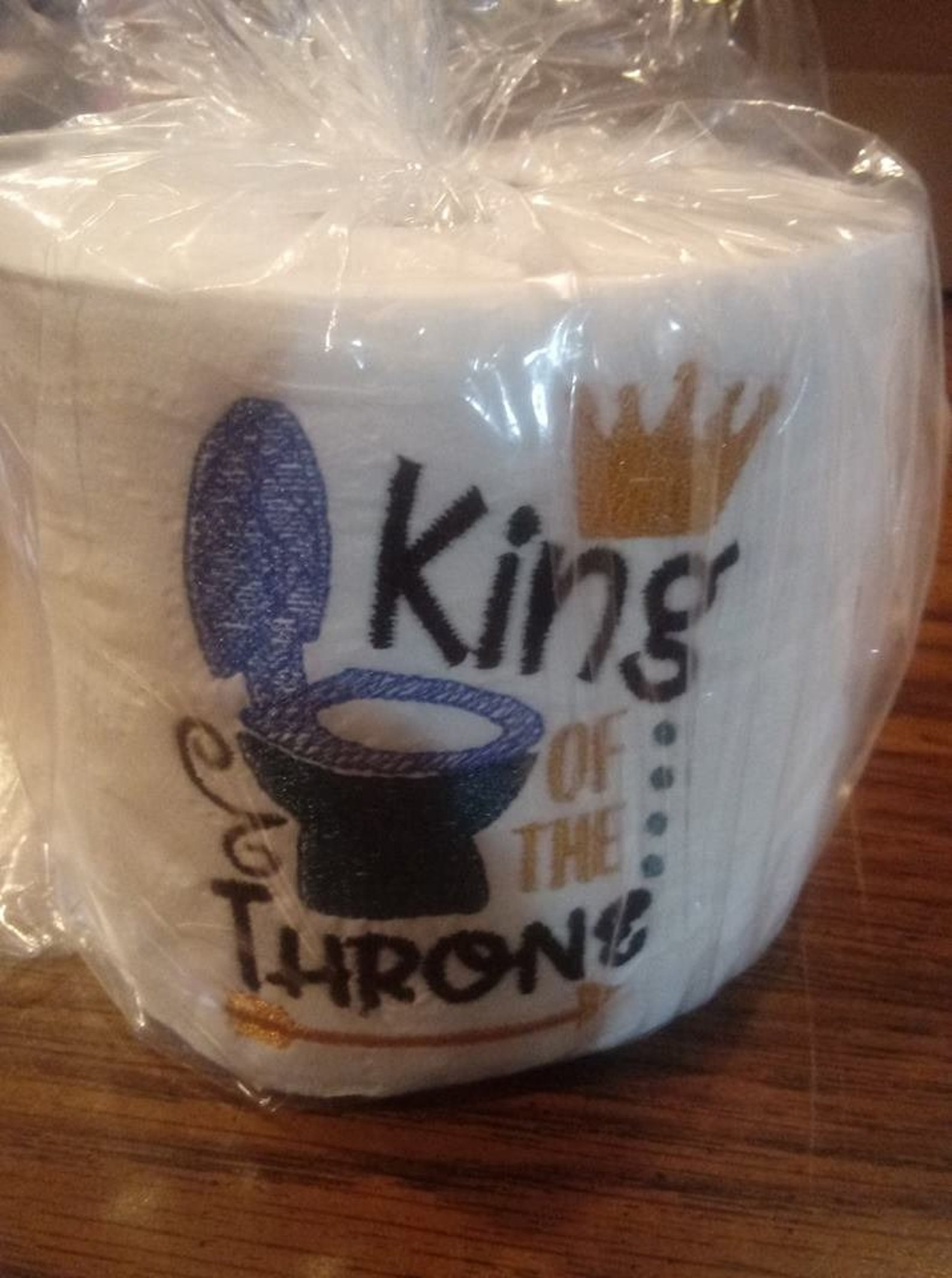 Embroidered Toilet Paper Roll, Custom, Please Specify Design You Prefer ...