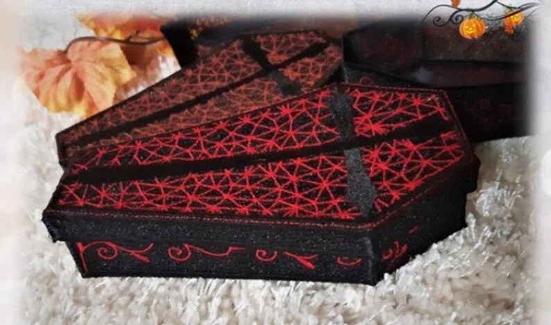3d Lace Coffin Free Standing Lace Coffin - Etsy
