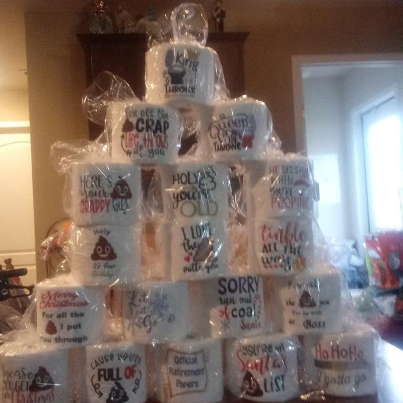 Embroidered Toilet Paper - Etsy