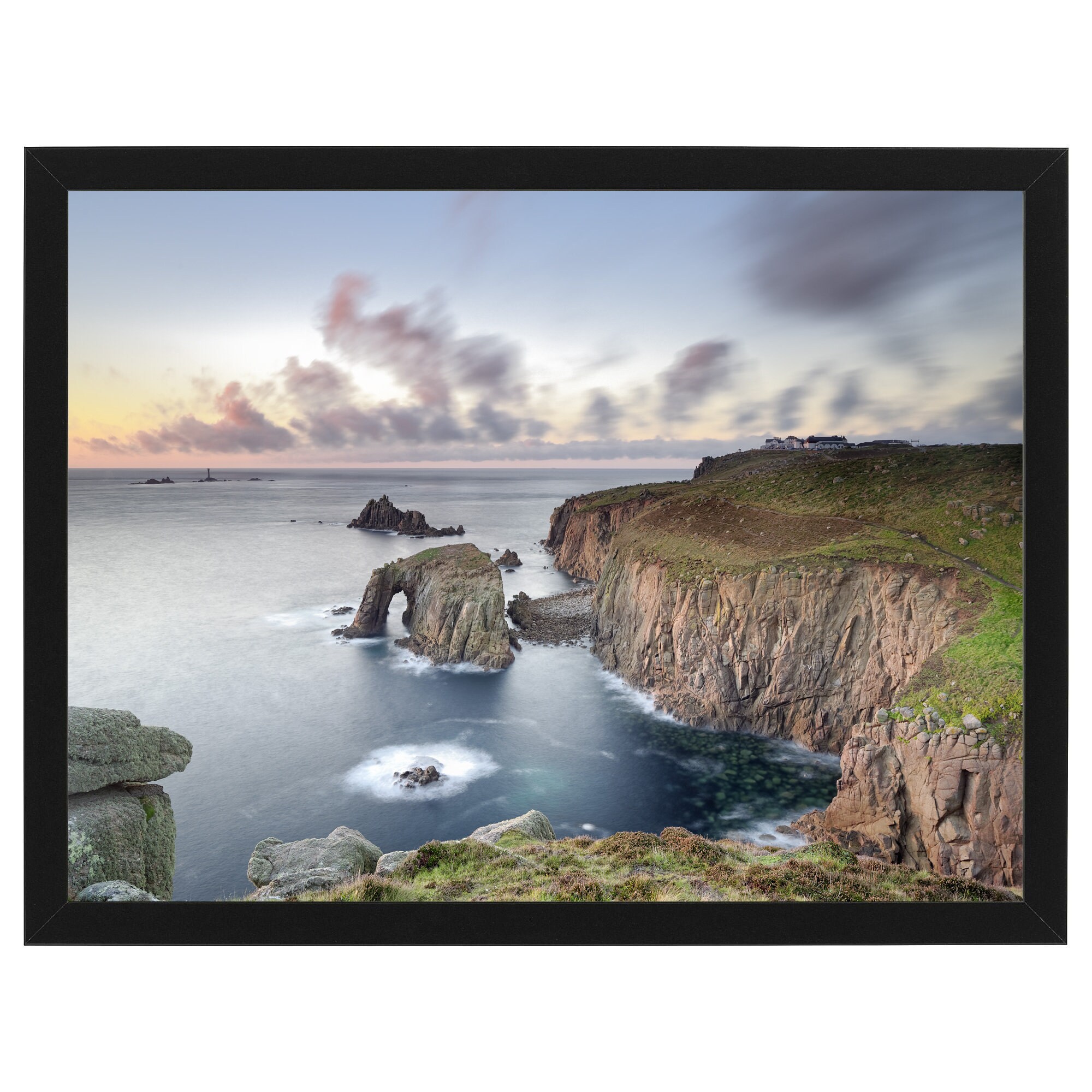 Land's End Cornwall Sunset Photo A3 Print Cornwall - Etsy UK