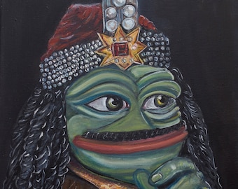 Pepe the frog art | Etsy