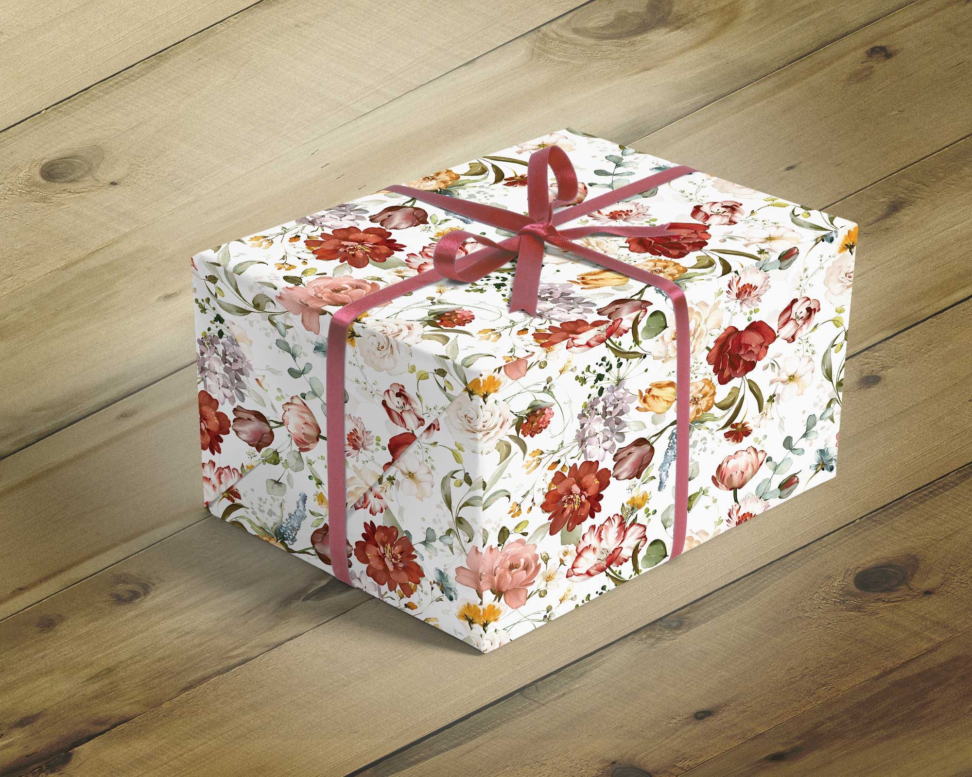 Wedding Gift Wrapping Paper Wildflower Garden Bridal Birthday - Etsy