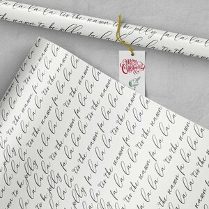 Rustic Winter Wrapping Paper, Christmas Wrapping Paper Roll, Holiday ...