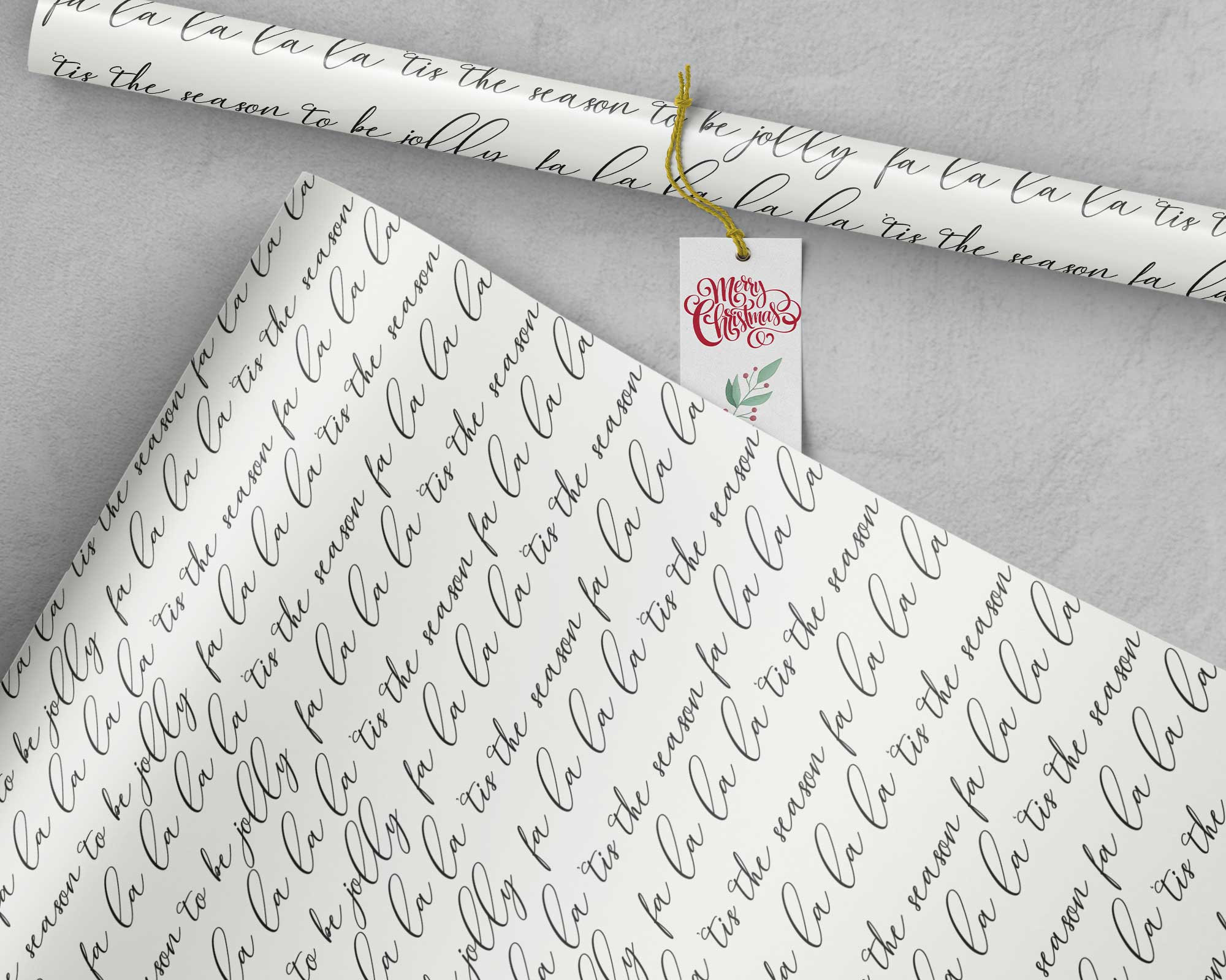 Rustic Winter Wrapping Paper Christmas Wrapping Paper Roll - Etsy