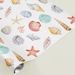 Seashell Wrapping Paper Nautical Beach Shell Gift Wrap Coral - Etsy