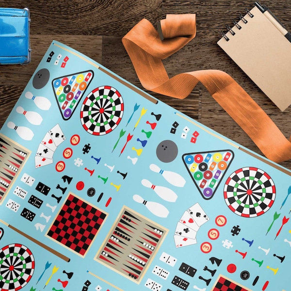 Gamer Wrapping Paper - Etsy