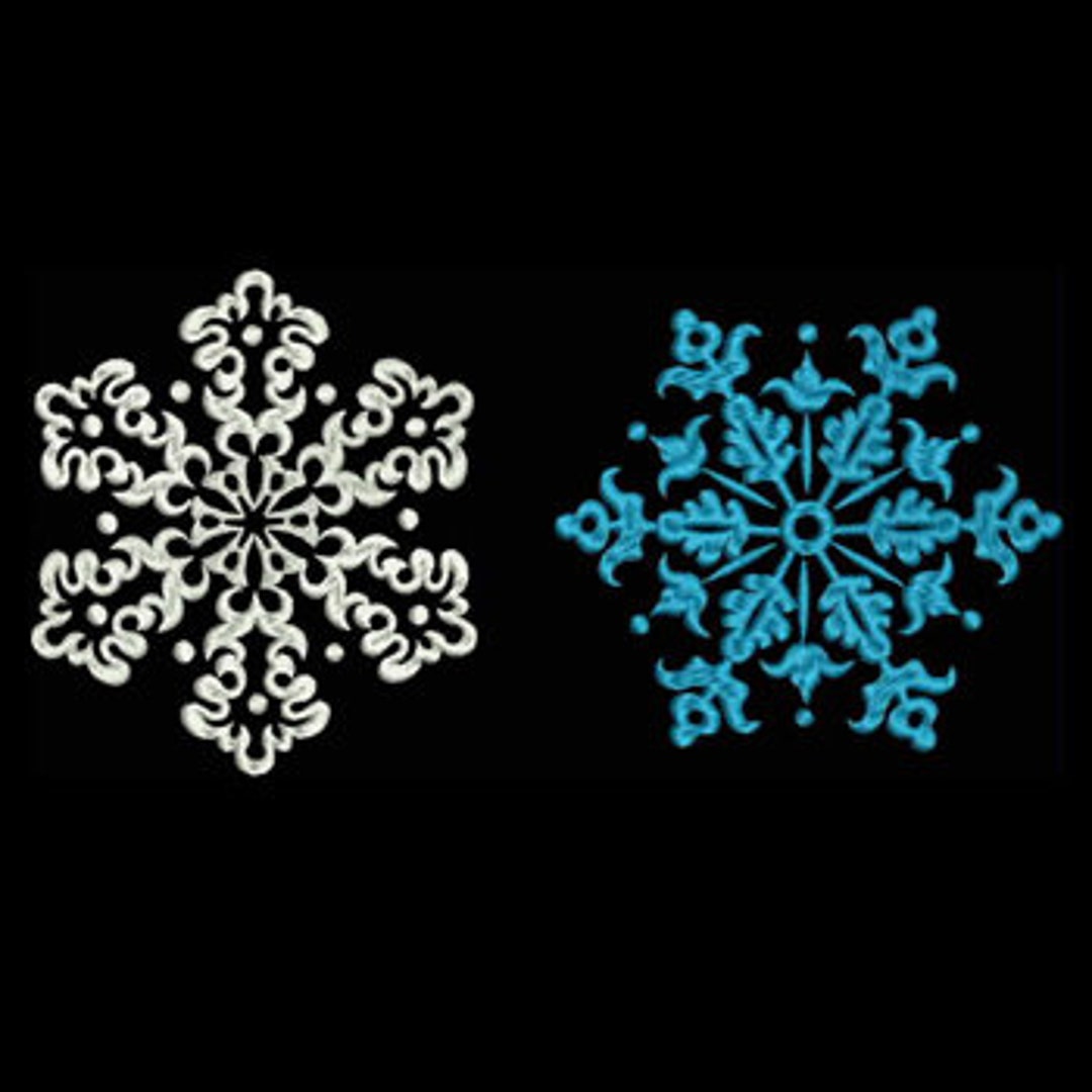 Frozen Snowflake Embroidery Design ,christmas Snowflake - Etsy