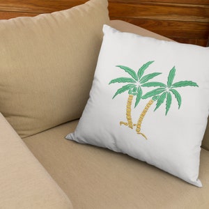 Palm Tree Embroidery Design, Palm Machine Embroidery Design - Etsy