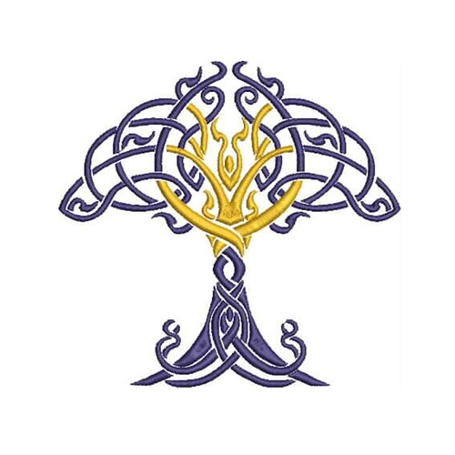 Celtic Tree Embroidery Design Tree of Life Embroidery - Etsy