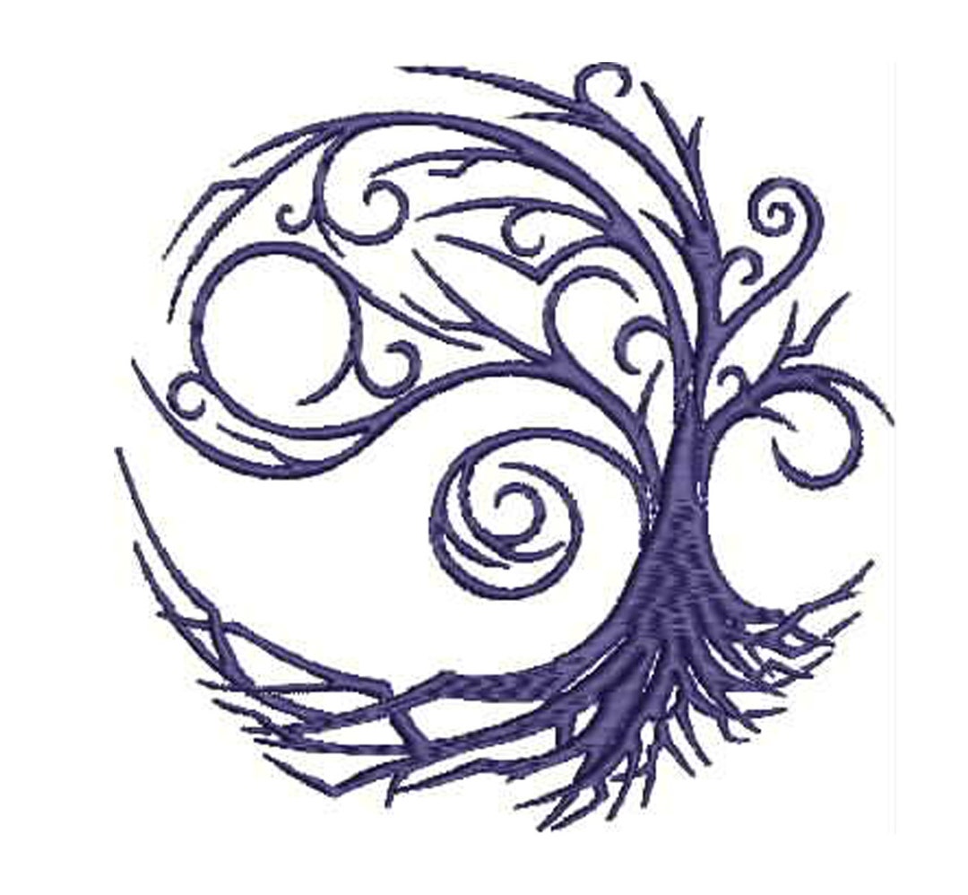 Celtic Tree Embroidery Design, Tree of Life Embroidery Design,celtic ...