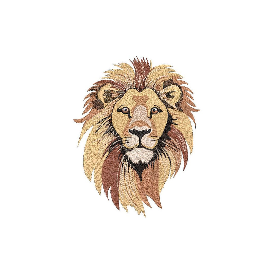 Lion Embroidery Design,4 Sizes - Etsy