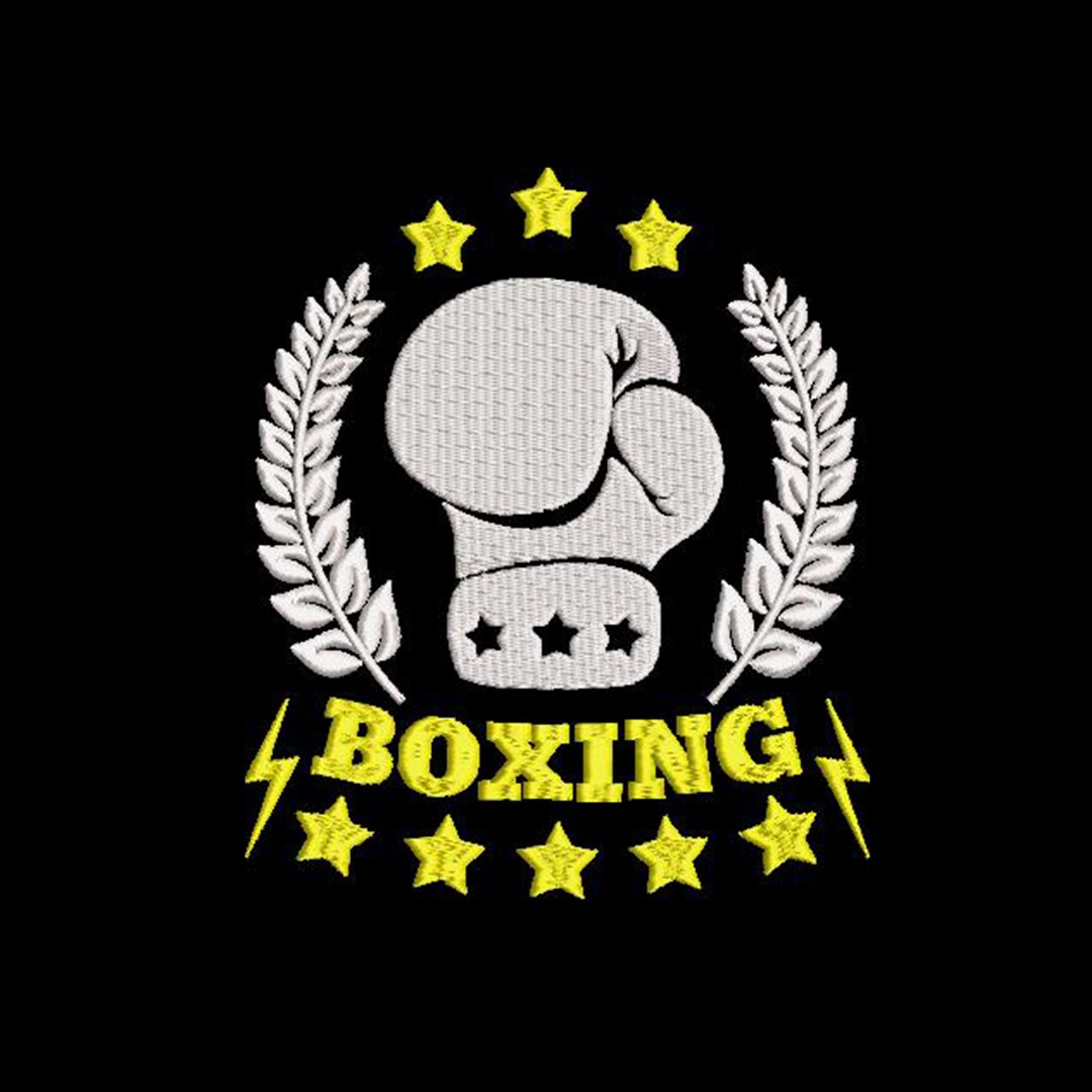 Boxing Gloves Machine Embroidery Design, 3 Sizes - Etsy