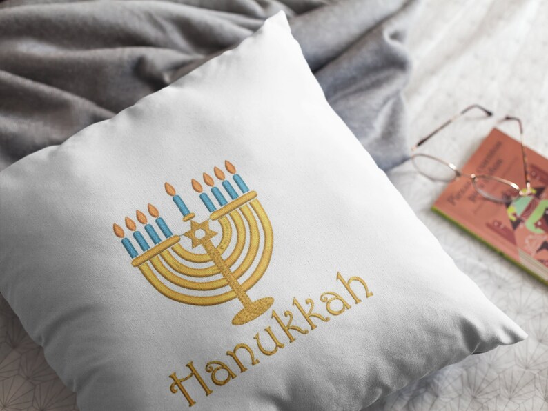 Menorah Embroidery Design,4 Sizes - Etsy