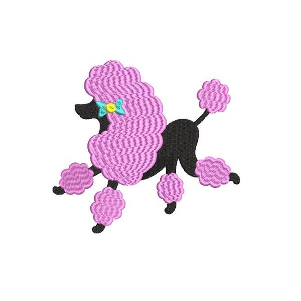 Poodle Embroidery - Etsy