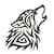 Celtic Wolf Machine Embroidery Design,wolf Embroidery Design 4 Sizes - Etsy