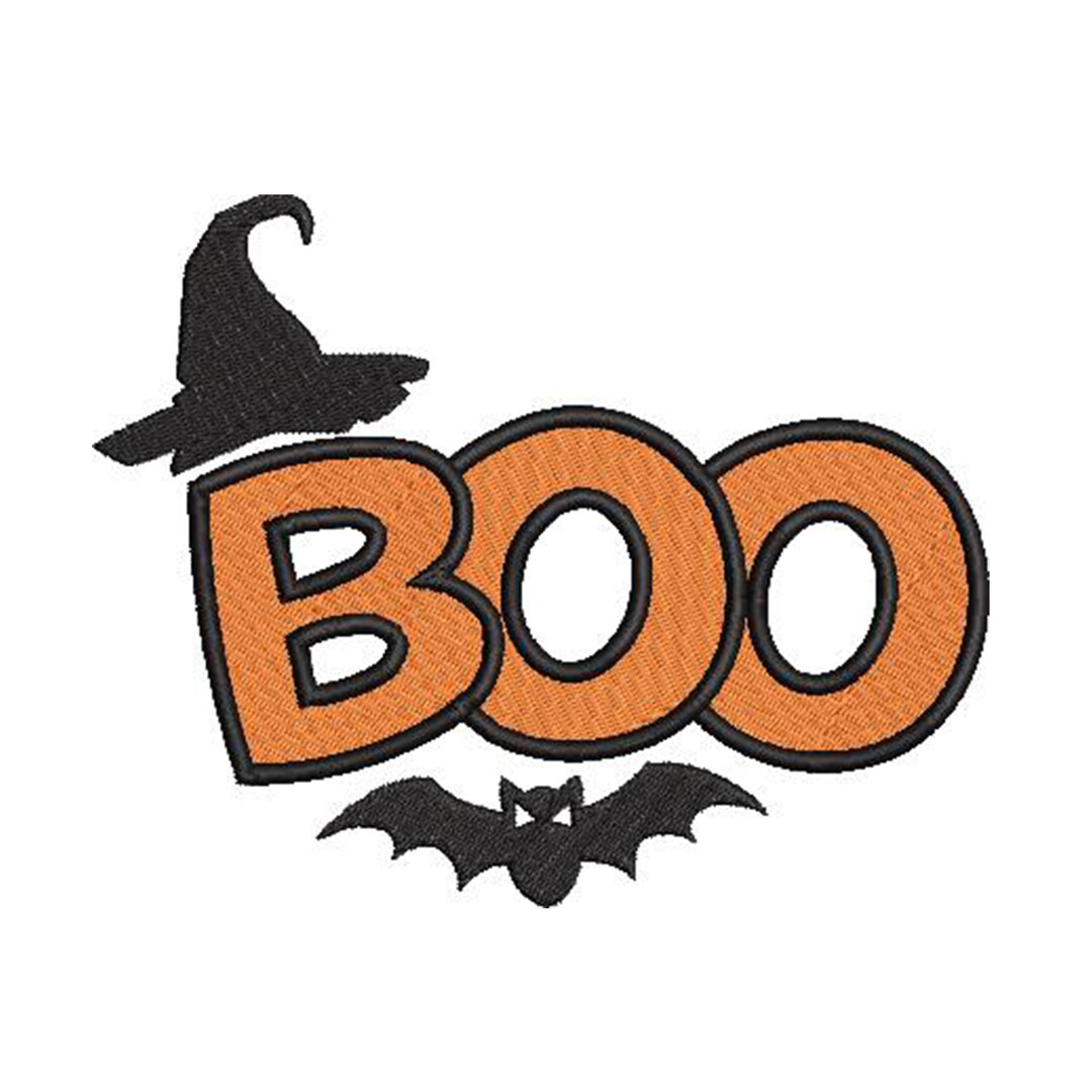 Boo Embroidery Design,helloween Embroidery Design - Etsy