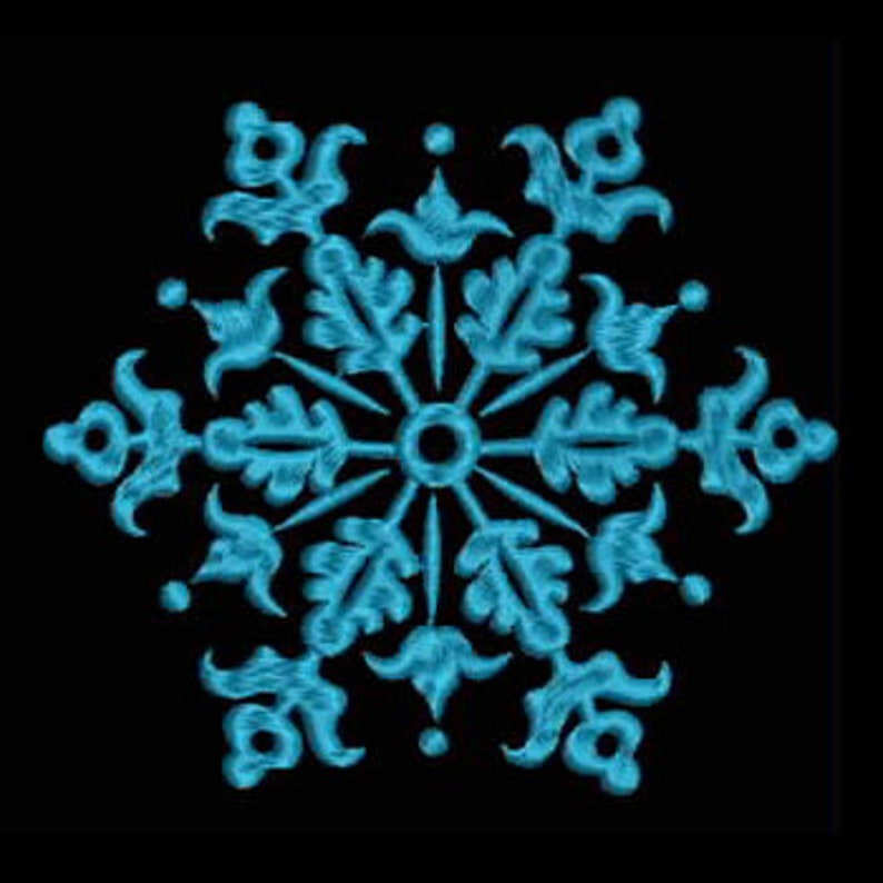 Frozen Snowflake Embroidery Design christmas Snowflake | Etsy