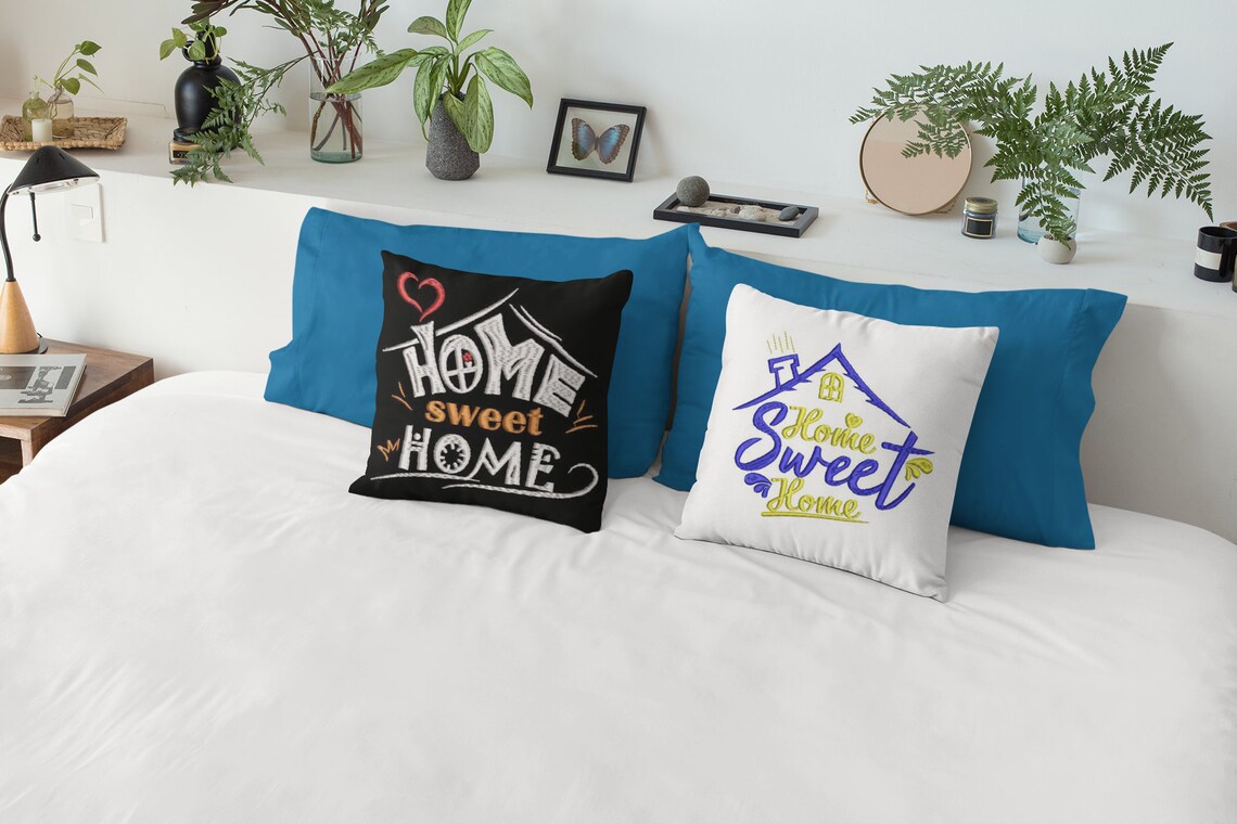 Home Sweet Home Machine Embroidery Design,home Embroidery Design - Etsy
