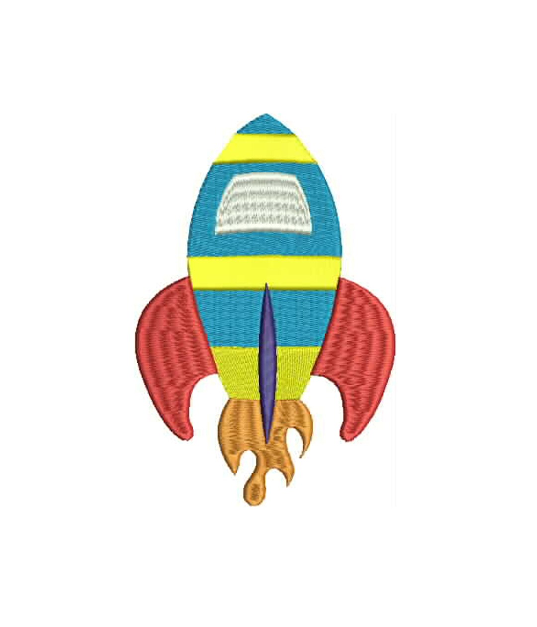 Rocket Machine Embroidery Design, Rakete Embroidery Design - Etsy