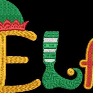 Christmas Elf Machine Embroidery Designs, Embroidery Patterns, Santa ...