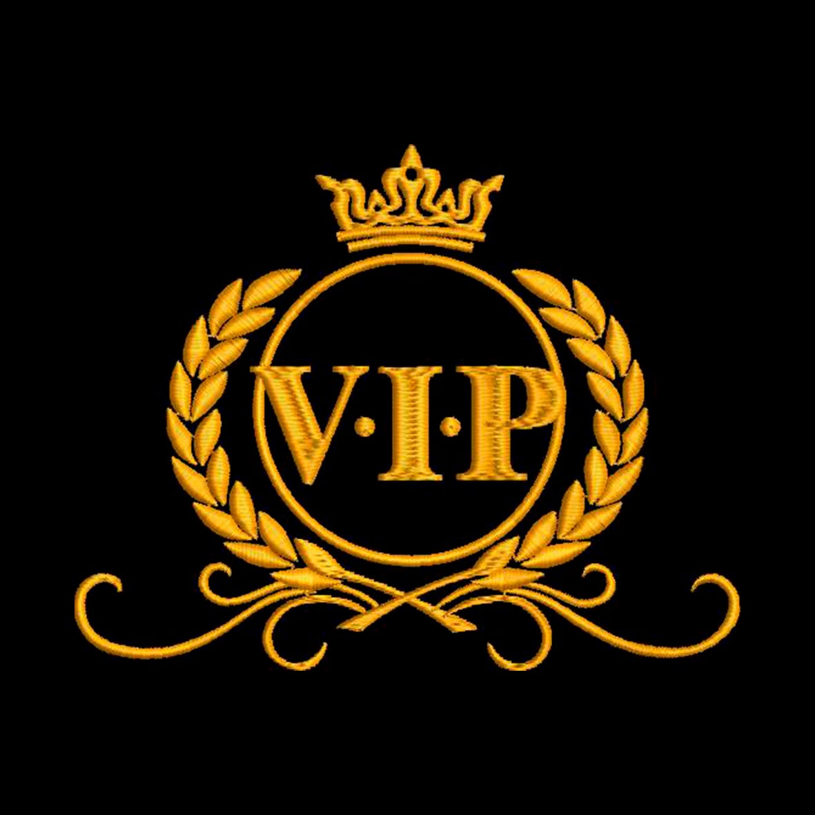 Vip Pattern Embroidery Design,3 Sizes - Etsy