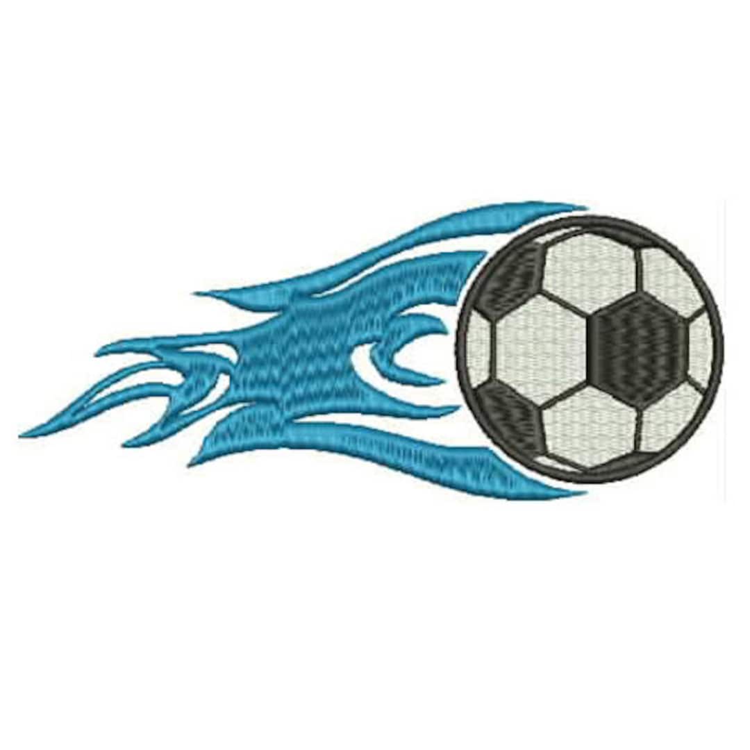 Soccer Ball Embroidery Design Football Embroidery Design - Etsy