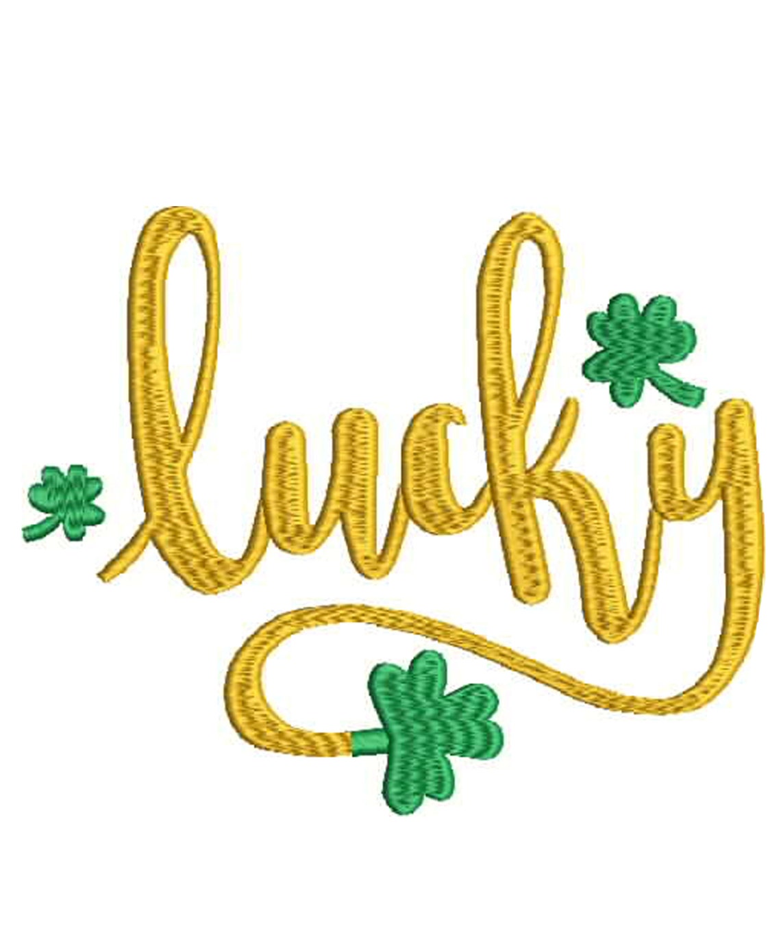 Lucky Machine Embroidery Designlucky St. Patrick's Day - Etsy