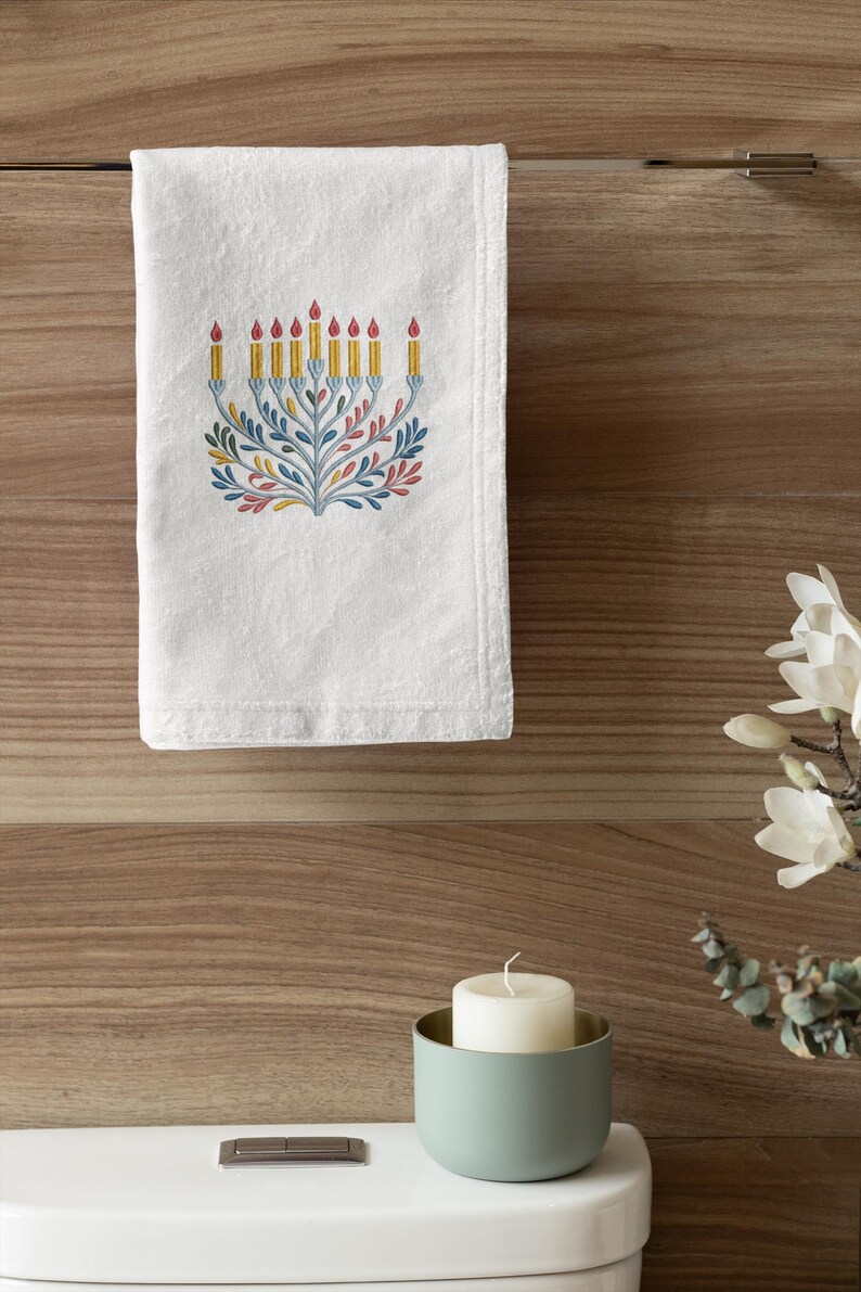 Menorah Embroidery Design,4 Sizes - Etsy