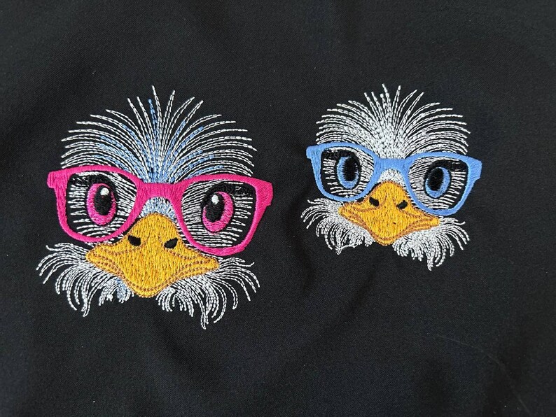 Ostrich Embroidery Design,4 Sizes - Etsy