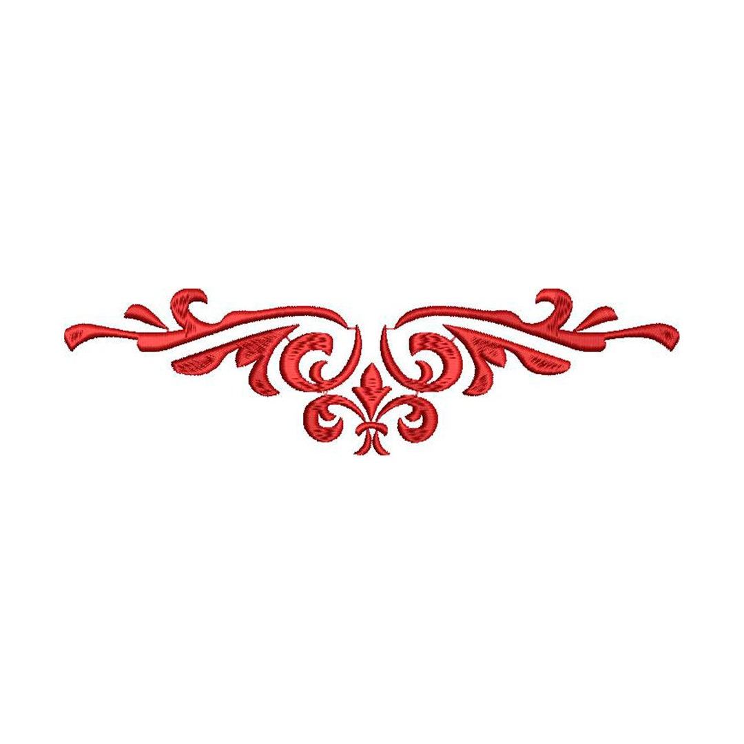 Border Embroidery Design, 5 Sizes - Etsy