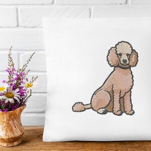 Poodle Embroidery Design,3 Sizes - Etsy
