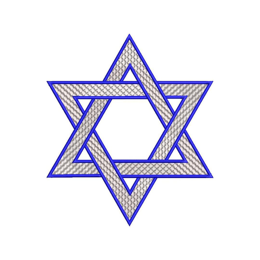 Star of David Embroidery Design,big Sizes - Etsy