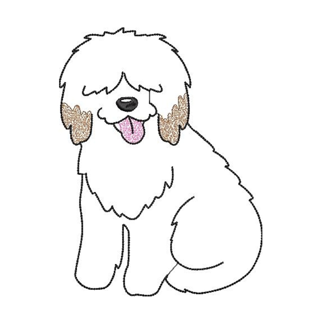 Sheep Dog Embroidery Design,3 Sizes - Etsy