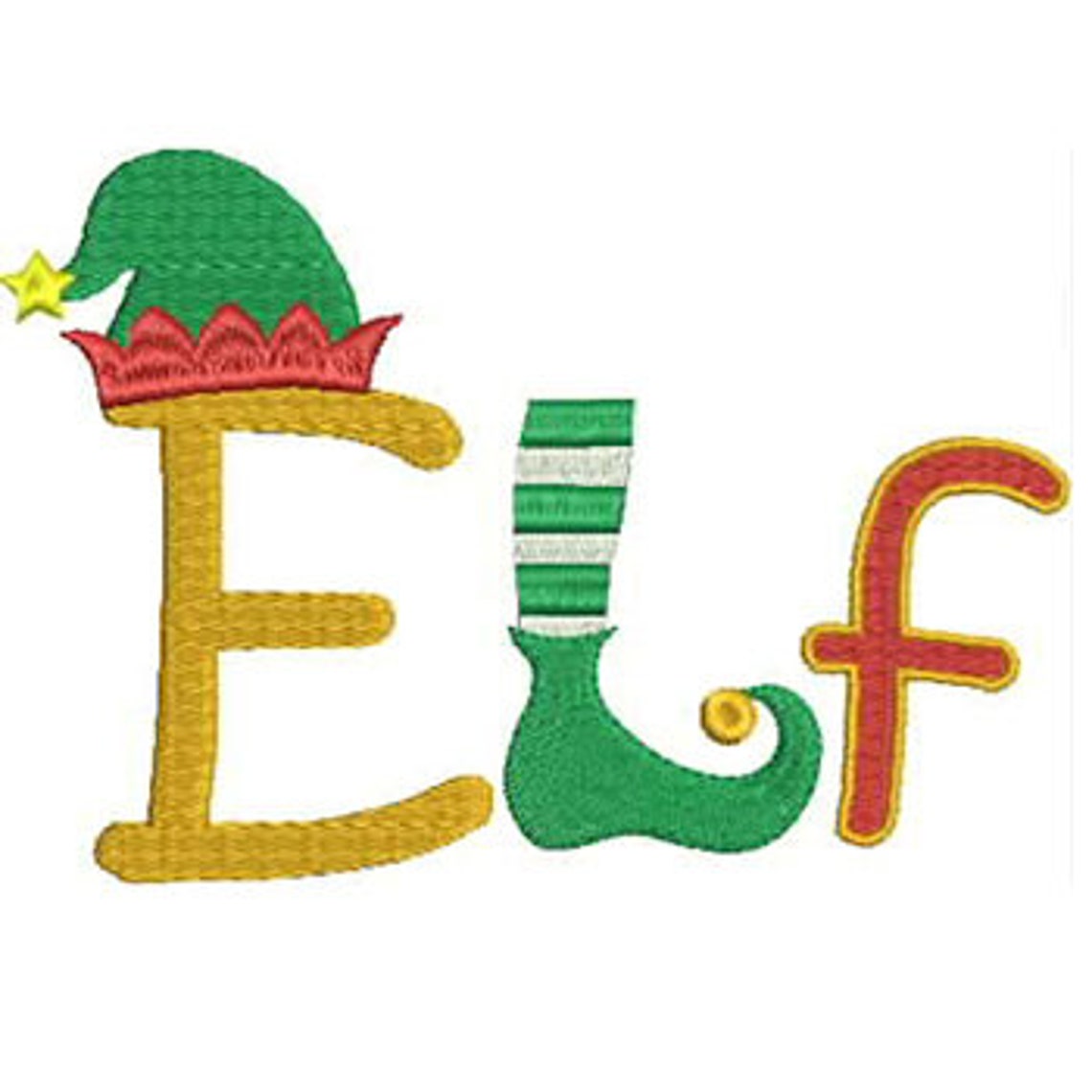 Christmas Elf Machine Embroidery Designs Embroidery Patterns - Etsy