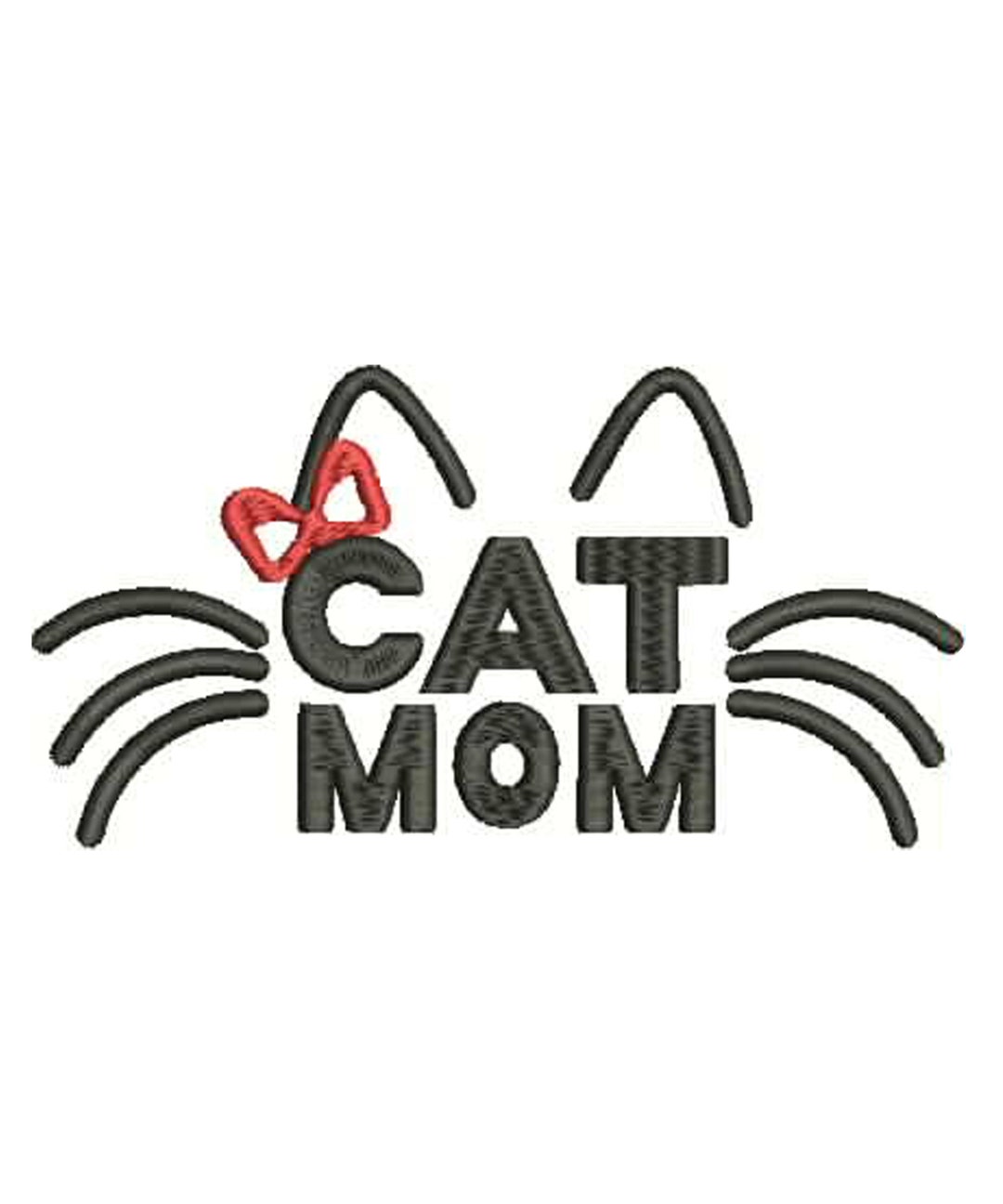 Cat Mom Machine Embroidery Design,cat Embroidery - Etsy
