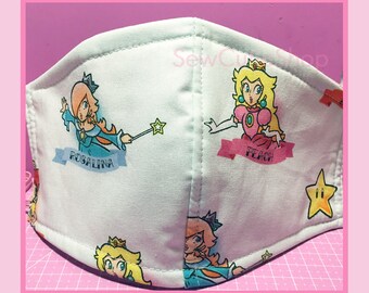 Princess Peach Face Mask - Etsy