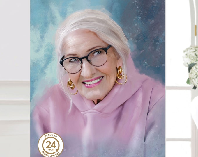 Funeral Portrait, Funeral Memorial Portrait Painting From Photo ...
