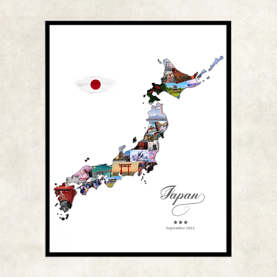 Japan Photo Collage, Map Collage, Japan Vacation, Japan Honeymoon Trip ...
