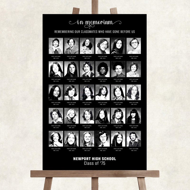 Memory Board for Class Reunion - Etsy