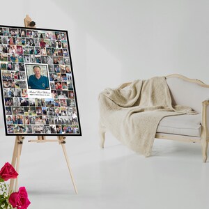 Board for a Funeral, Funeral Display, Memorial Collage, Funeral Memory ...