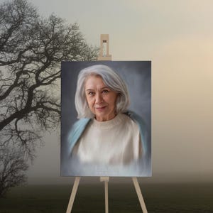 Funeral Portrait, Funeral Memorial Portrait Painting From Photo ...