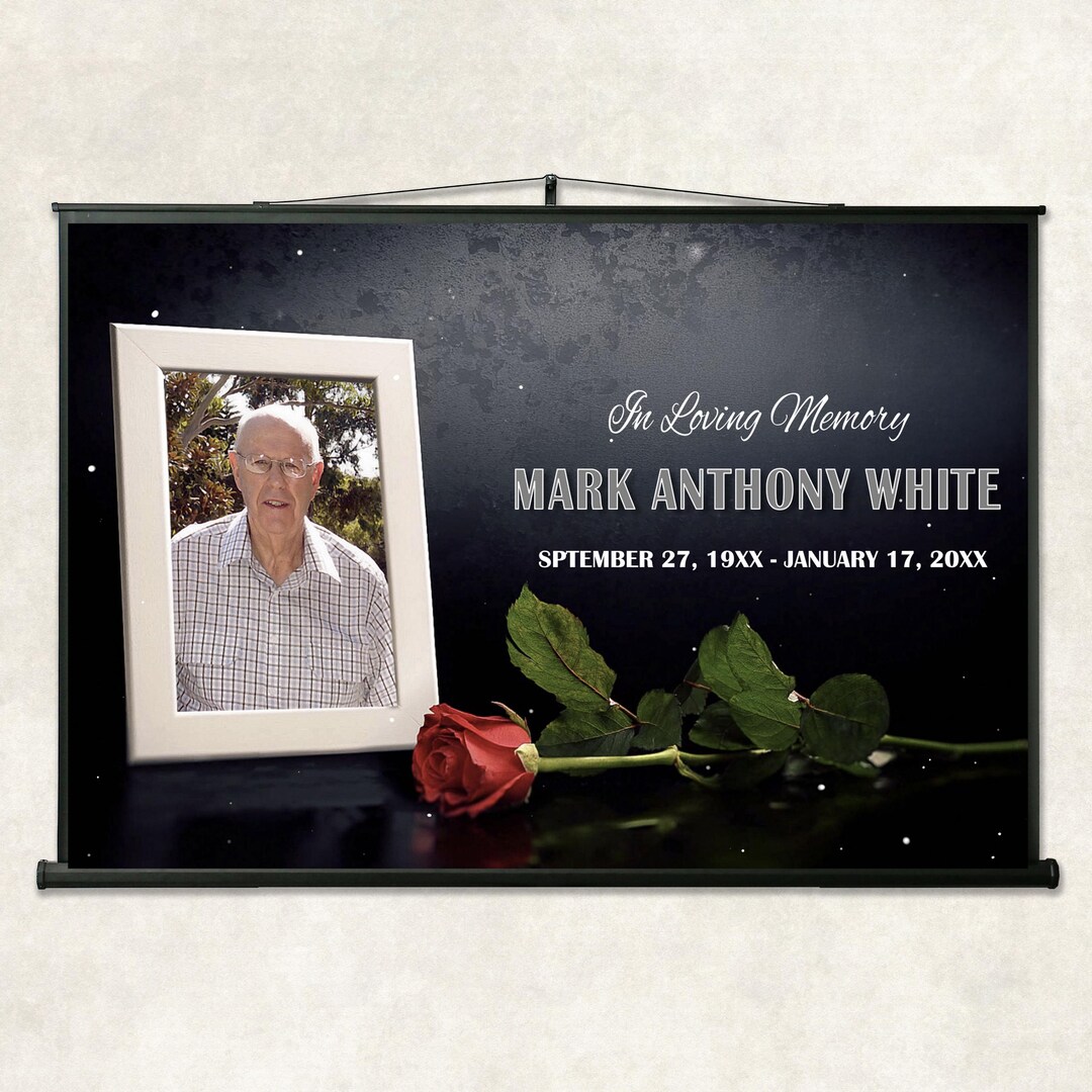 Funeral Memorial Slideshow Video Presentation: 100 Photos MP4 Digital ...