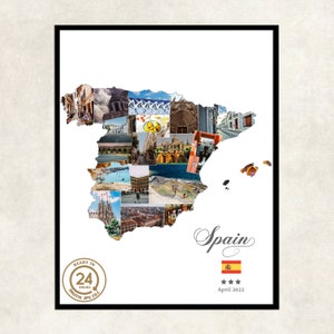 Spain Travel Photo Collage Spain Photo Collage for Your Travel Photos ...