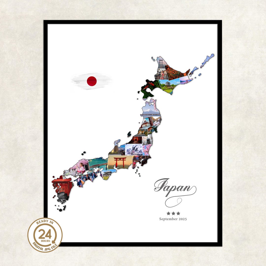 Japan Photo Collage, Map Collage, Japan Vacation, Japan Honeymoon Trip ...