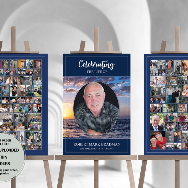 Memorial Collage Display - Etsy