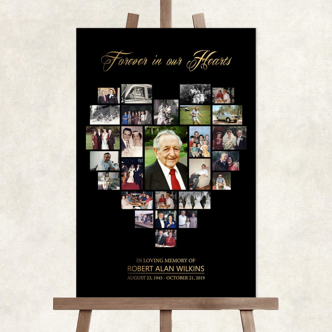 Funeral Photo Display, Funeral Funeral Memory Board, Always in Our ...