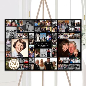 Memorial Collage, Funeral Collage, Funeral Memory Board, Memorial Board ...